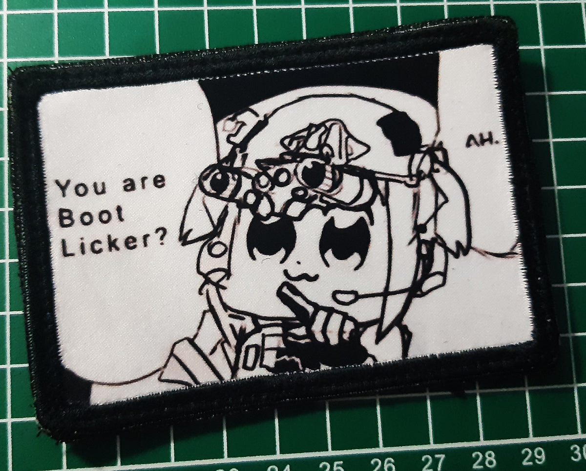 "'ah, you're a bootlicker?" Patch – Vajra Concepts