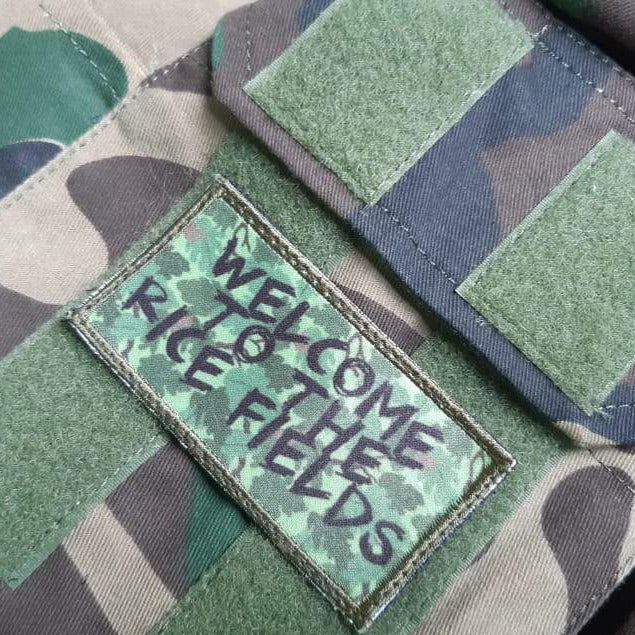 "Welcome to the Rice Fields" Printed Patch – Vajra Concepts