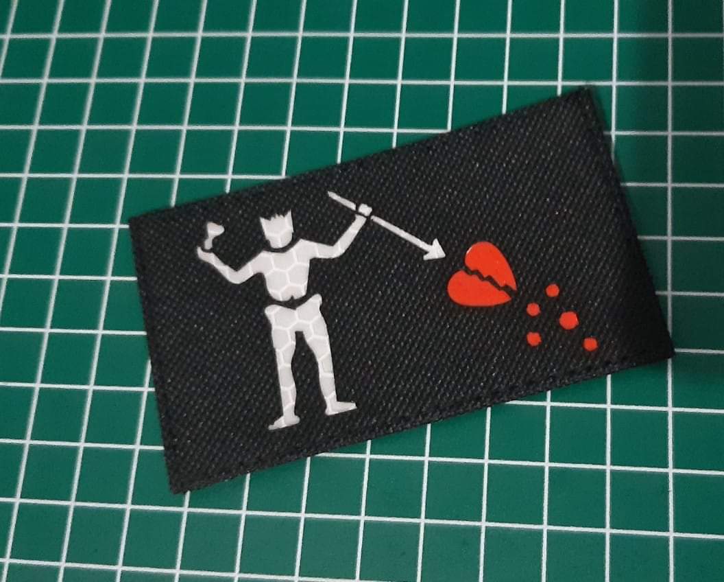Blackbeard Flag Laser Cut Patch – Vajra Concepts