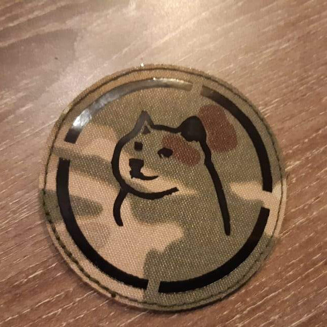 Doge Laser Cut Patch - Multicam – Vajra Concepts